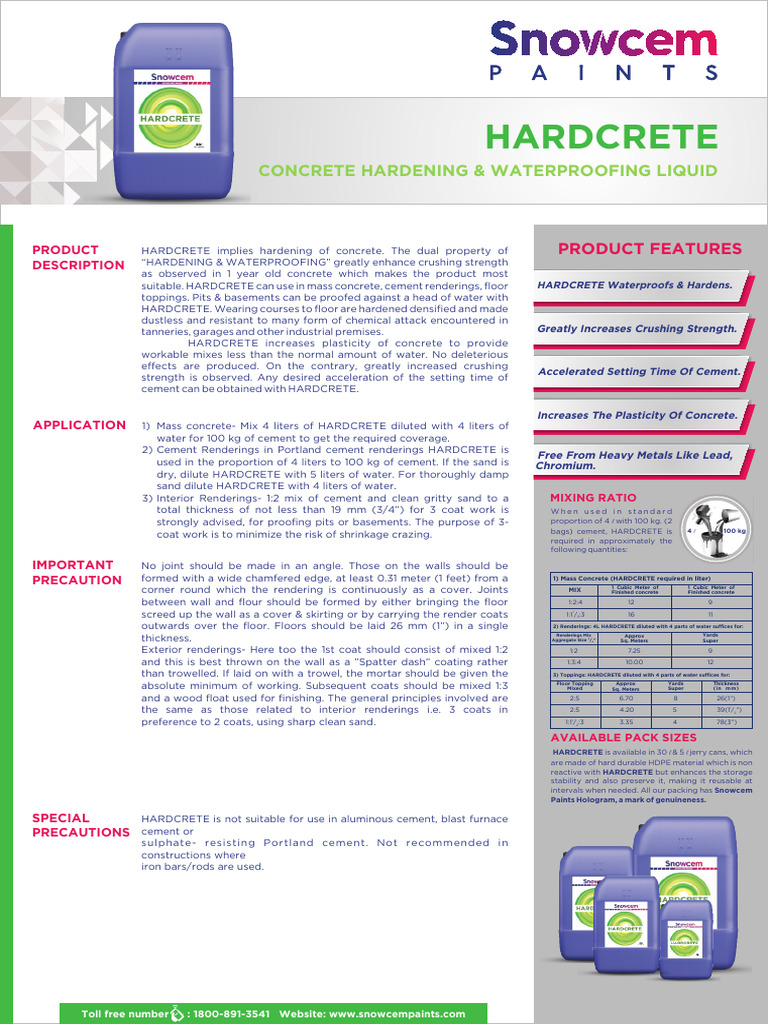 Hardcrete | PDF
