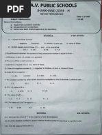 DAV Class 6 SST Question Paper Annual Exam 2024) . | PDF