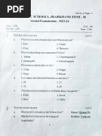 DAV Class 6 SST Question Paper Annual Exam 2024) . | PDF
