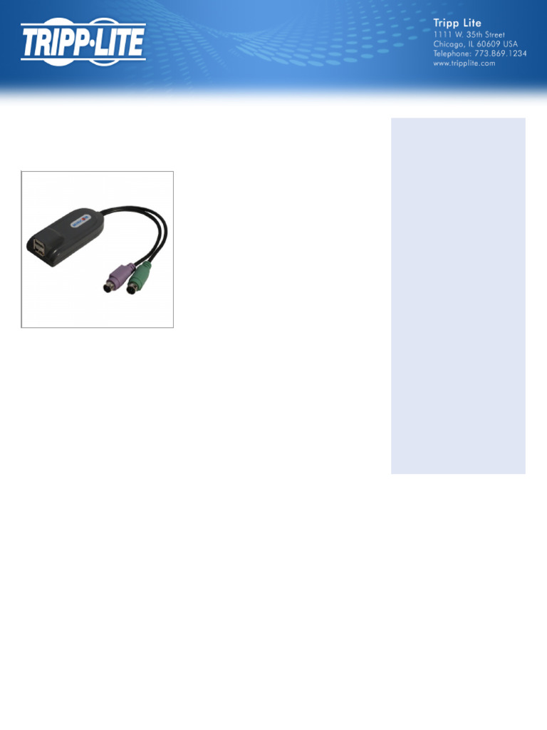 PS2 To USB Converter | PDF