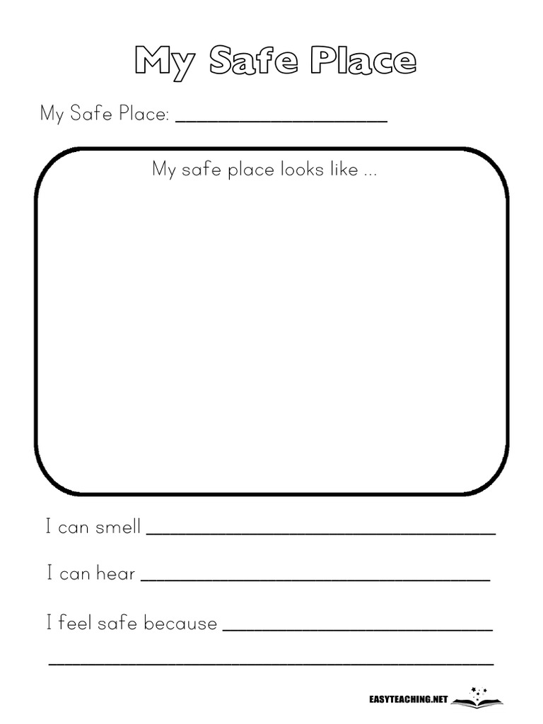 Safe Place Worksheet | PDF