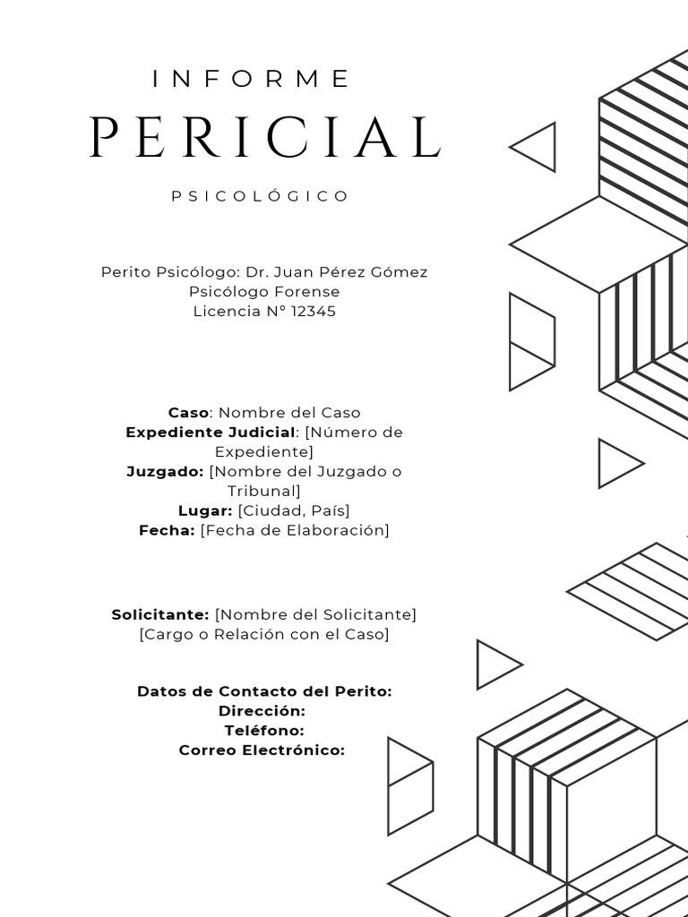 Informe Pericial Psicologico | PDF