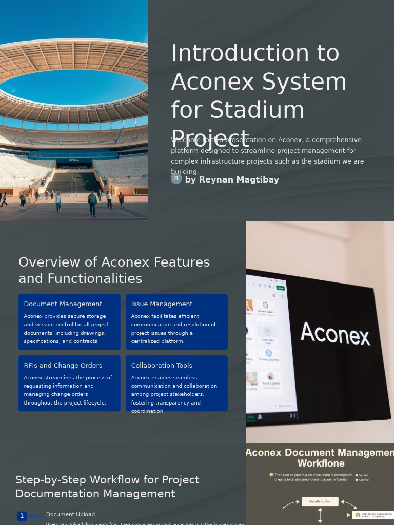 Introduction To Aconex System For Stadium Project | PDF