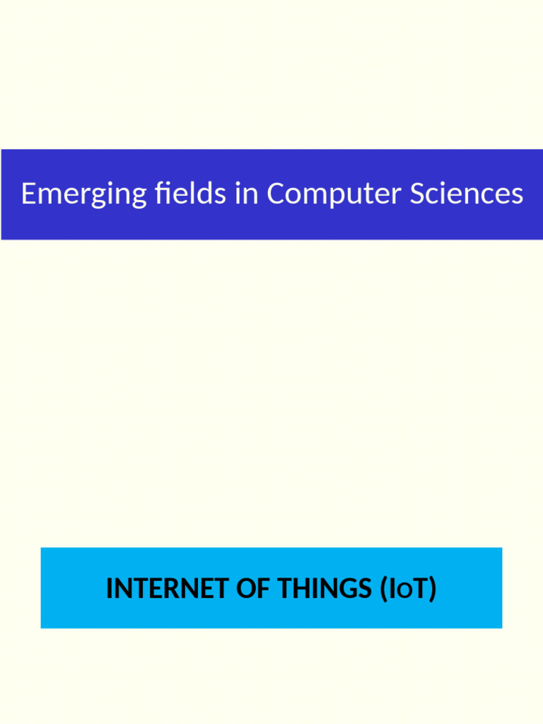 ICT - Lecture 16 | PDF