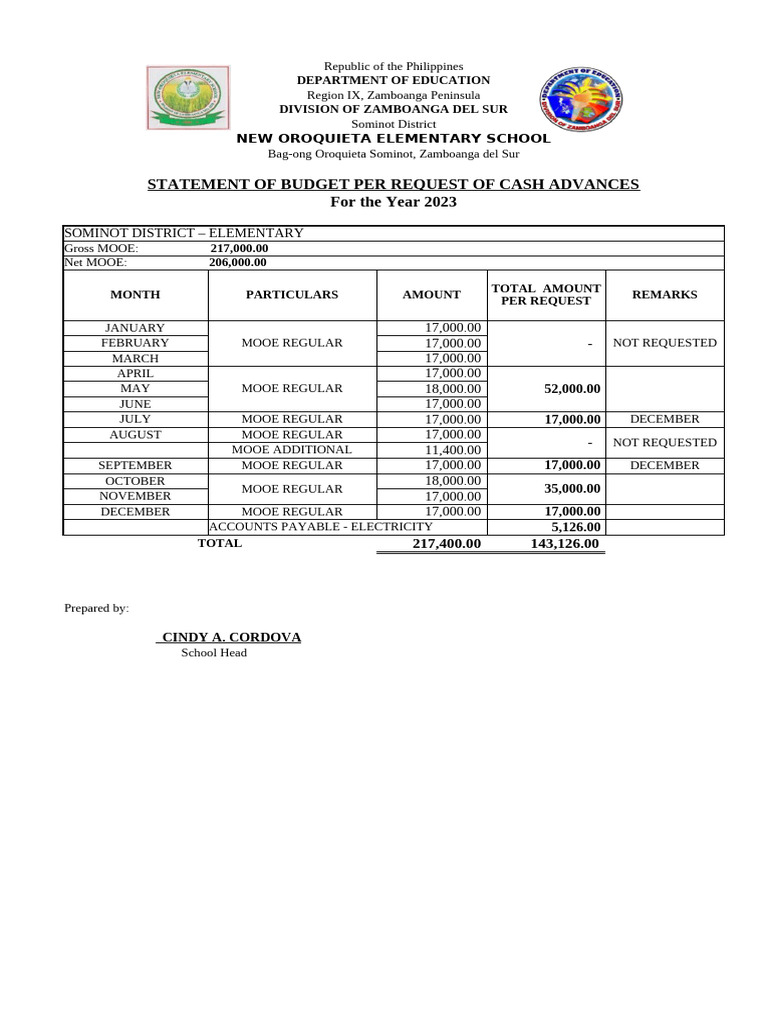 Budget Utilization | PDF