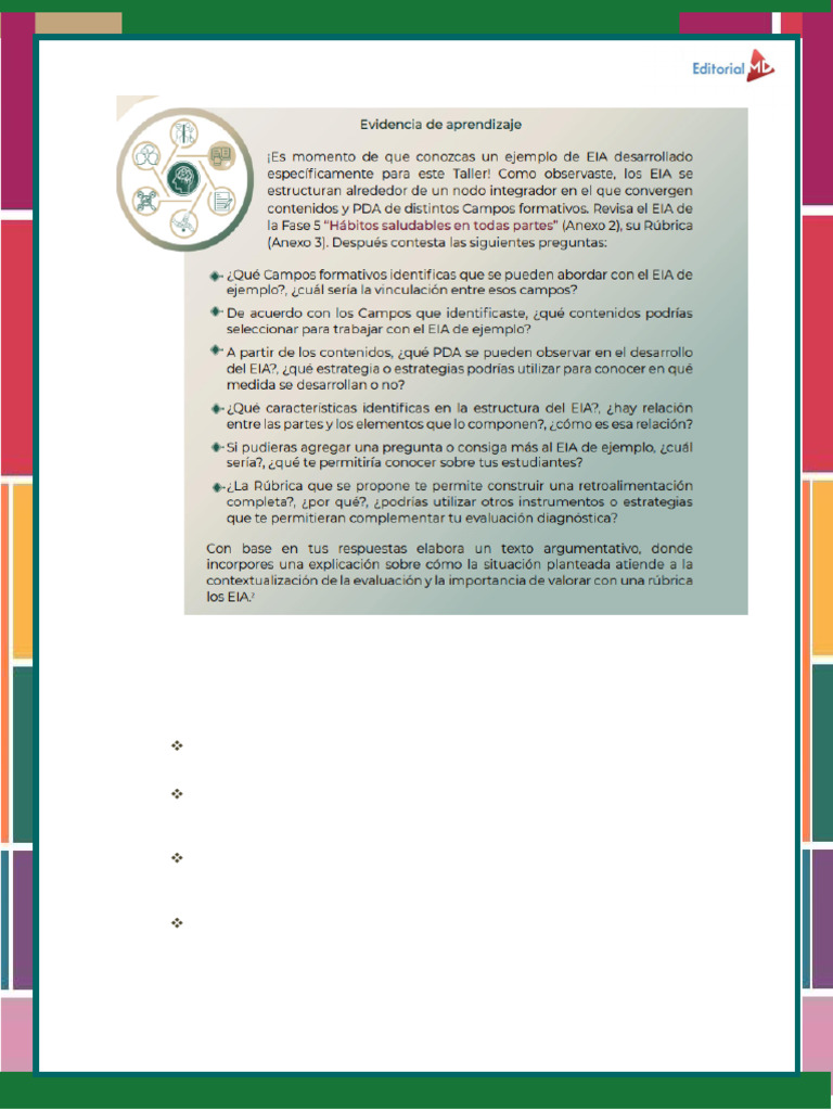 Evidencia de Aprendizaje Momento 2. Taller Diagn Stico MD 2024 - 2025 | PDF