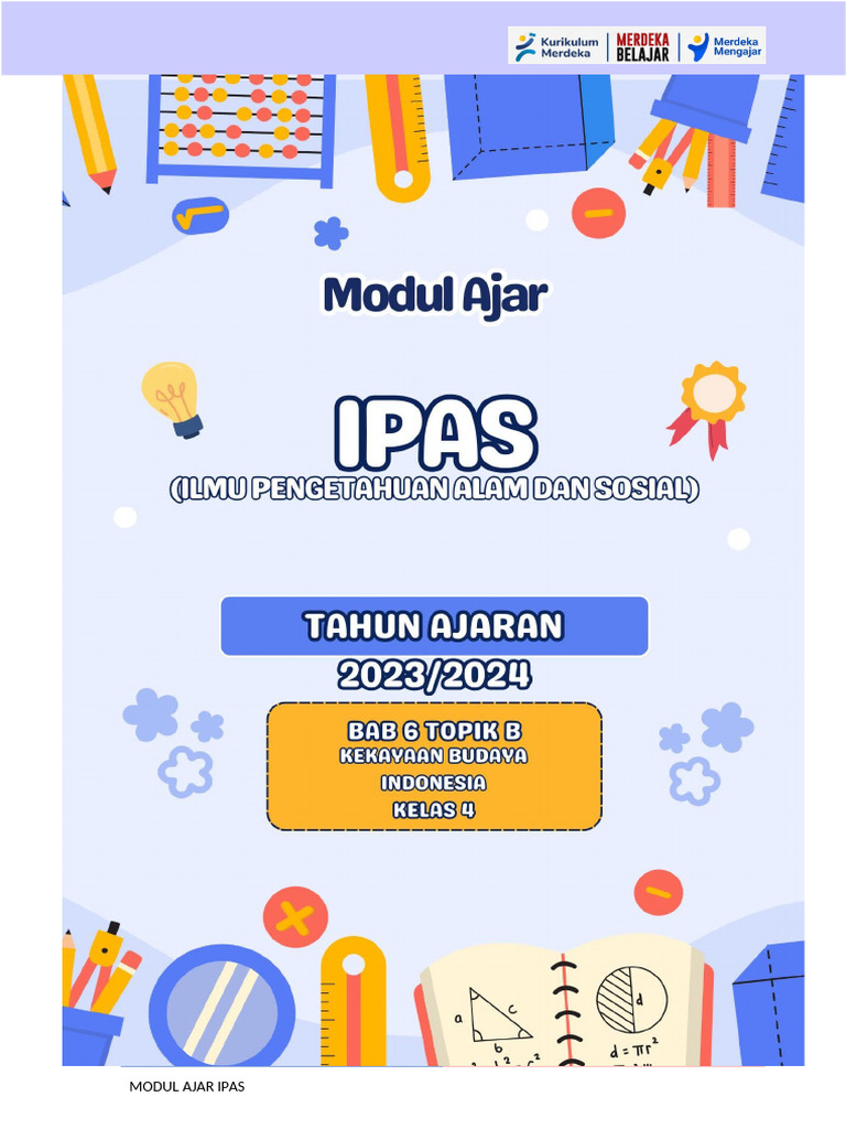 Modul Ajar IPAS Kelas 4 Berdiferensiasi | PDF