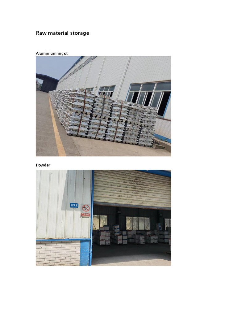 11. Photos of raw materials storage | PDF