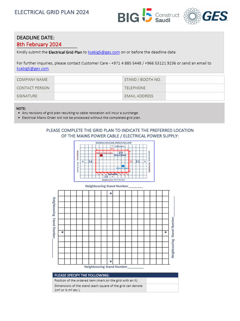 GES Electrical Grid Plan 2024 - Big 5 Construct Saudi | PDF
