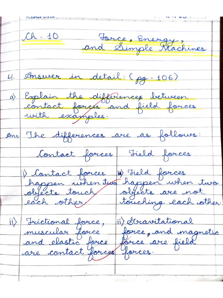 Force, Energy, Simple Machines | PDF