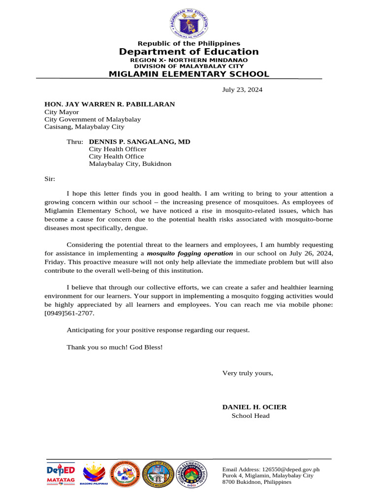 Request for Fogging | PDF