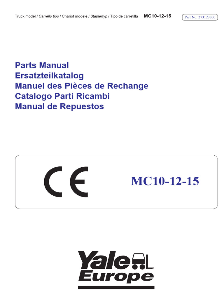 Mc10 - Mc12 - Mc15 (A860) Parts Manual | PDF