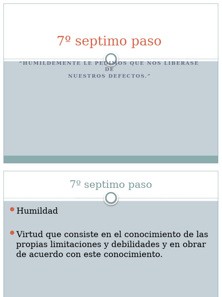 7º Septimo Paso | PDF