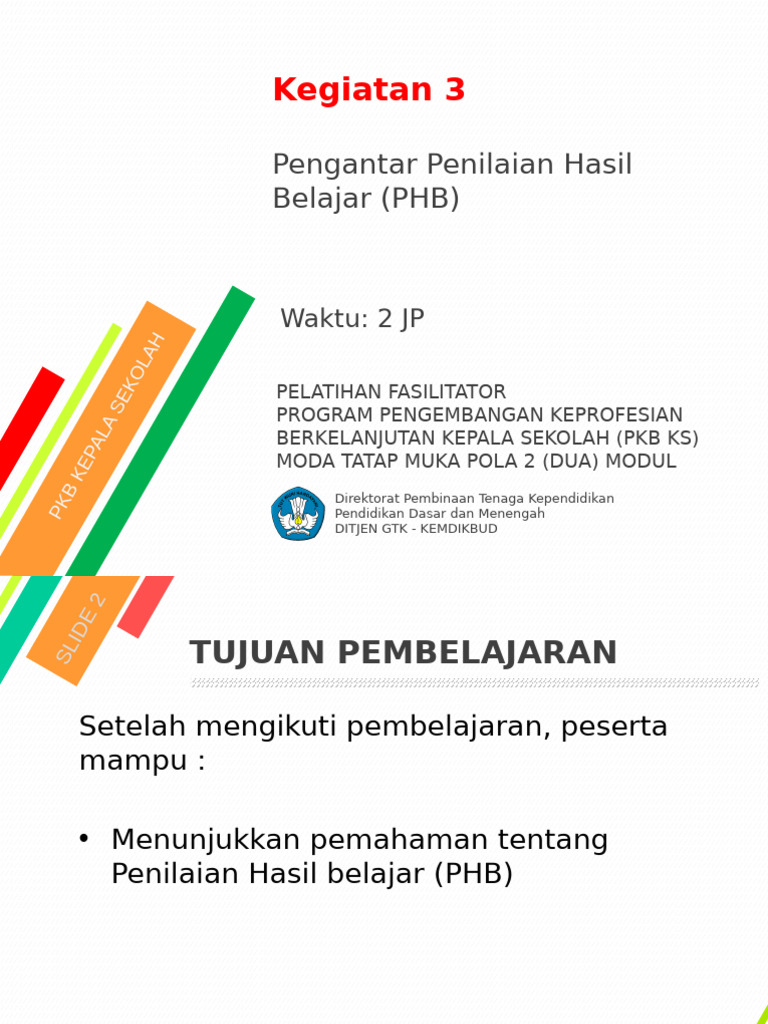 Pengantar Penilaian Hasil Belajar (PHB) | PDF