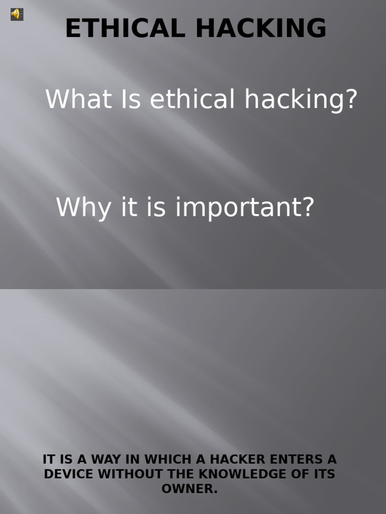 Ethical Hacking. Class 2 | PDF