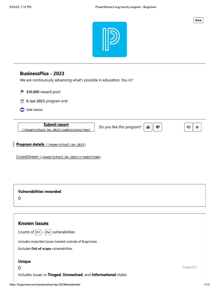 Powerschool BP 2023 | PDF