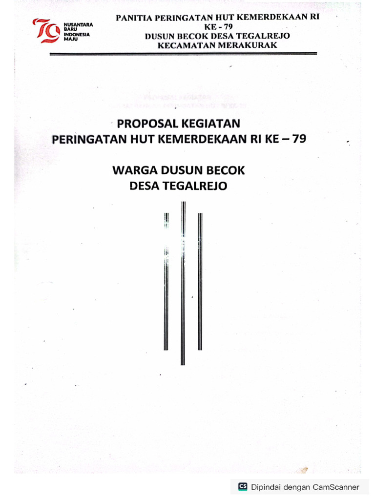 Proposal PHBN Dsn. Becok | PDF