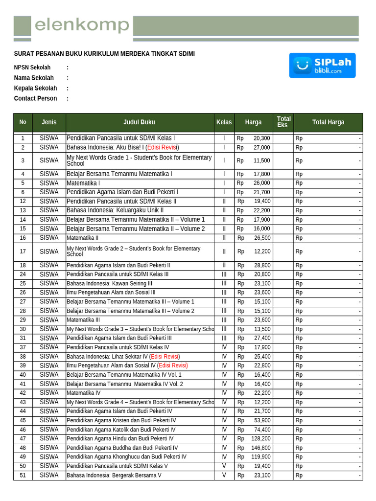 Form SP IKM Elenkomp SD | PDF