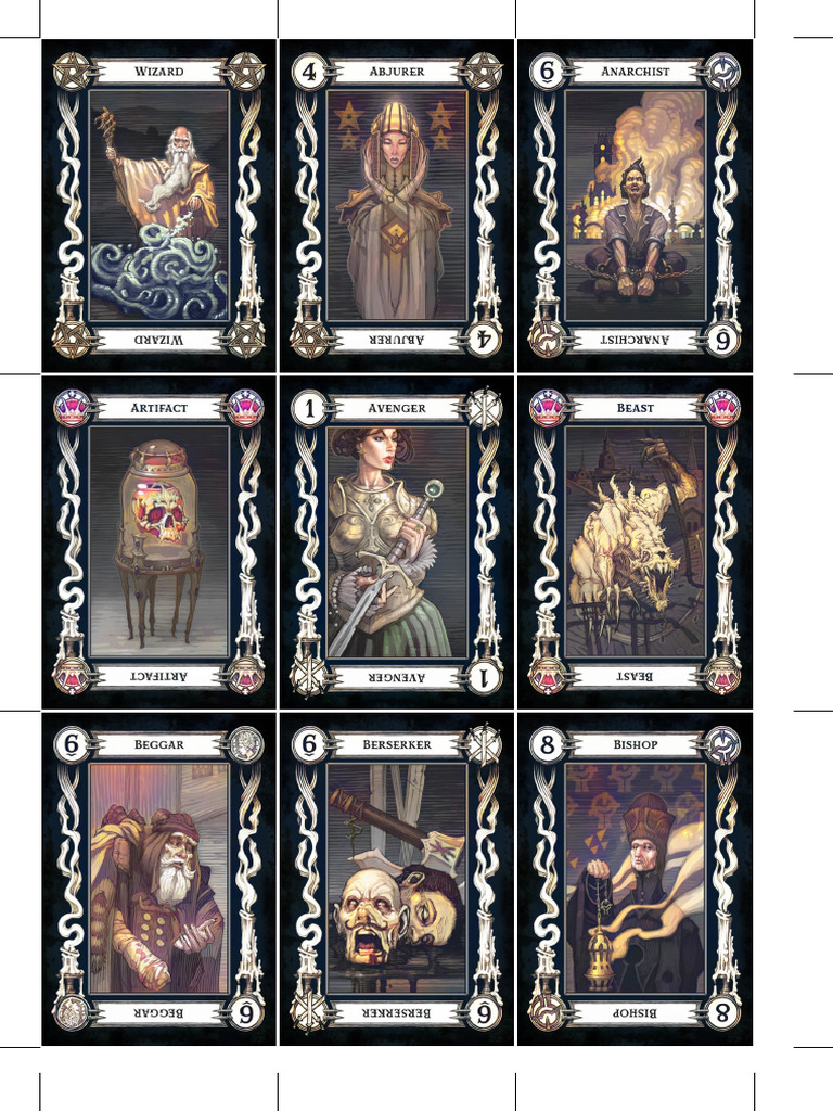 Curse of Strahd - Tarokka Deck Color | PDF