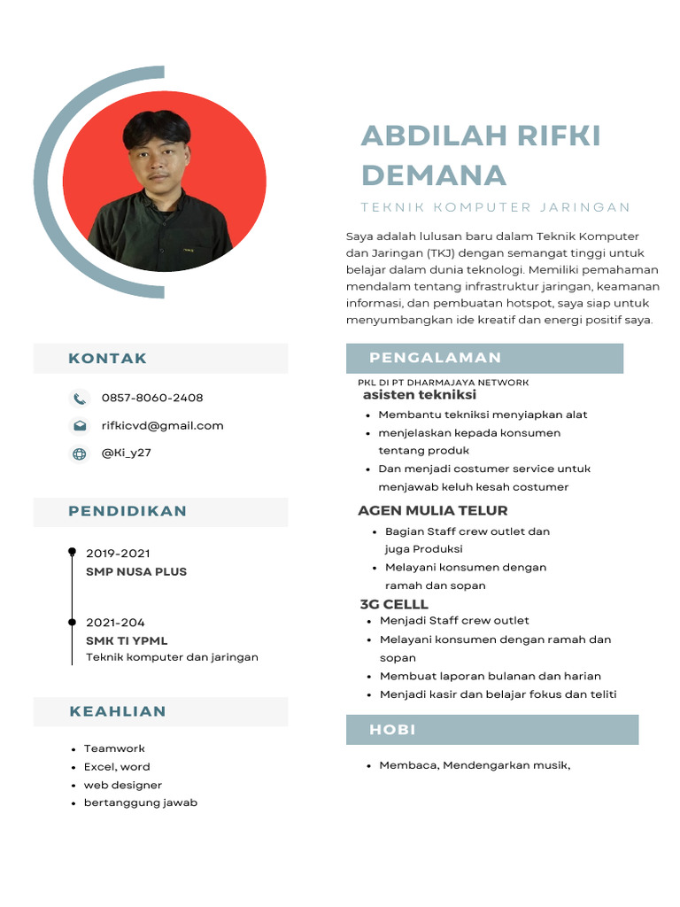 Abdilah Rifki Demana - CV - PDF - 20240722 - 175146 - 0000 | PDF
