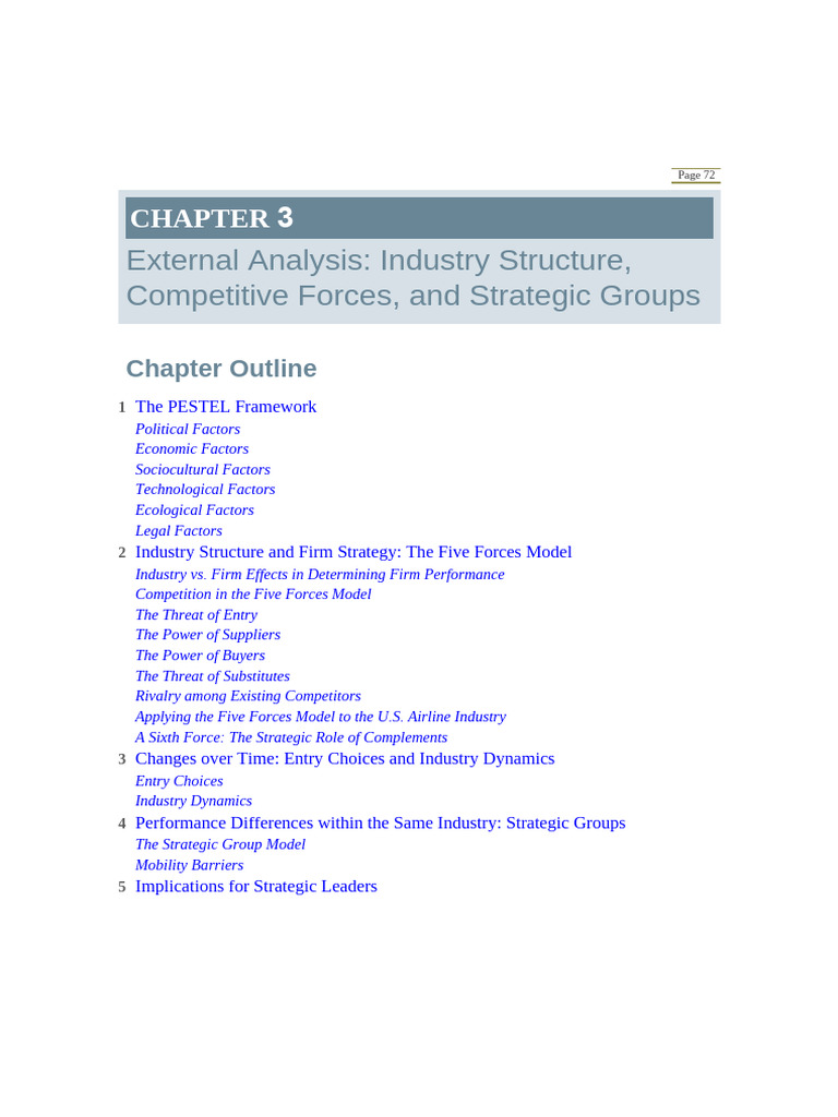 Five Forces Model Strategic Management Pdf