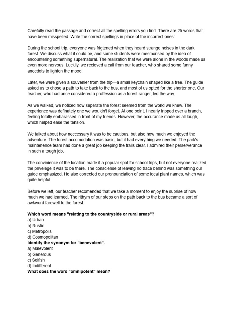 IGCSE ENGLISH WORKSHEET | PDF
