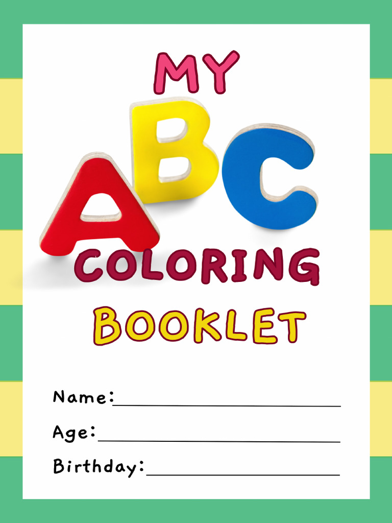 My ABC Coloring Booklet Worksheet | PDF