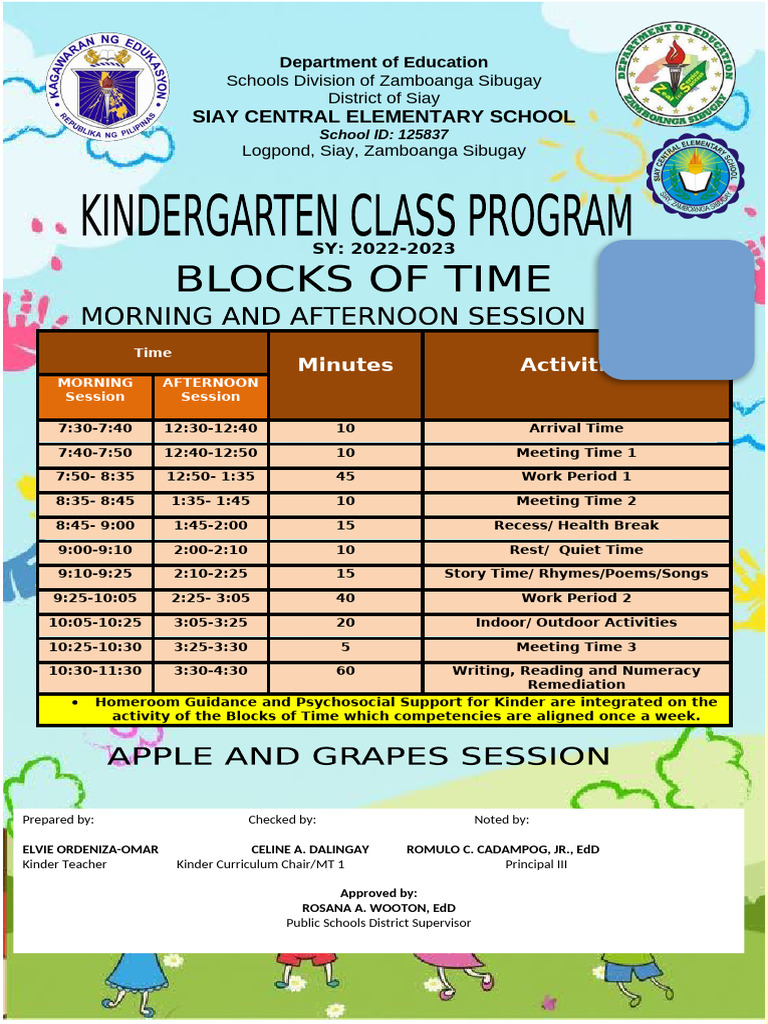 Revise Class Program | PDF