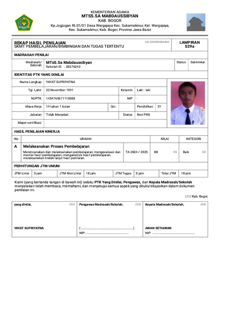 s29 A Yayat Lampiran | PDF