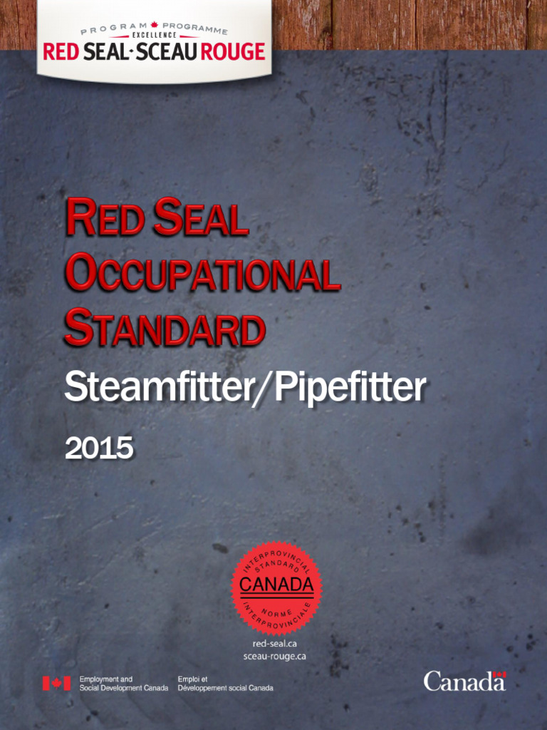 Red Seal Occupational Standards, Steamfitter, Pipefitter | PDF
