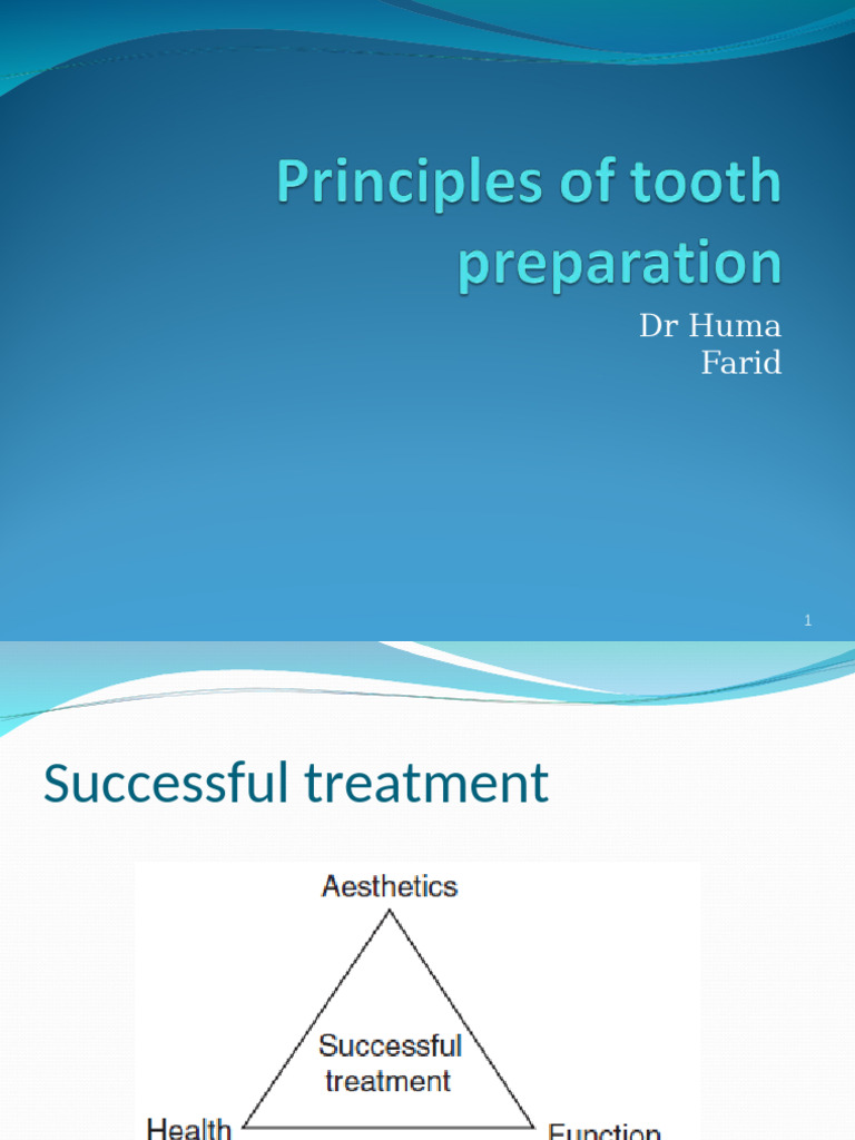 Dental Crown Preparation Guide | PDF | Dentistry Branches | Home & Garden