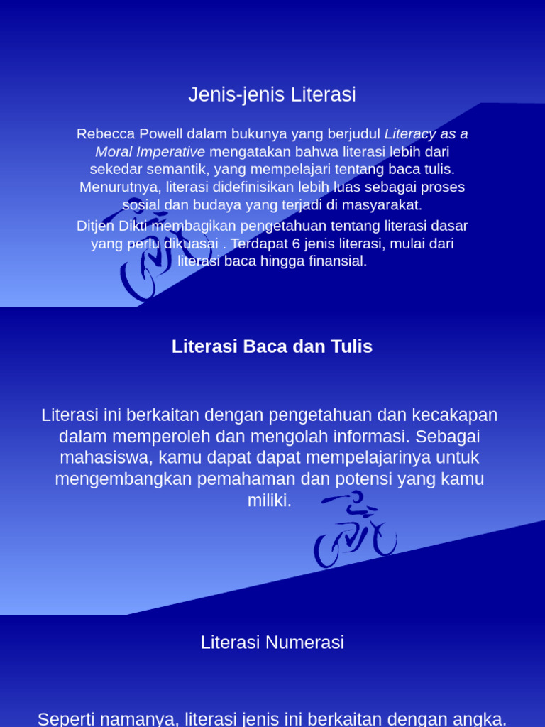 Jenis-Jenis Literasi | PDF