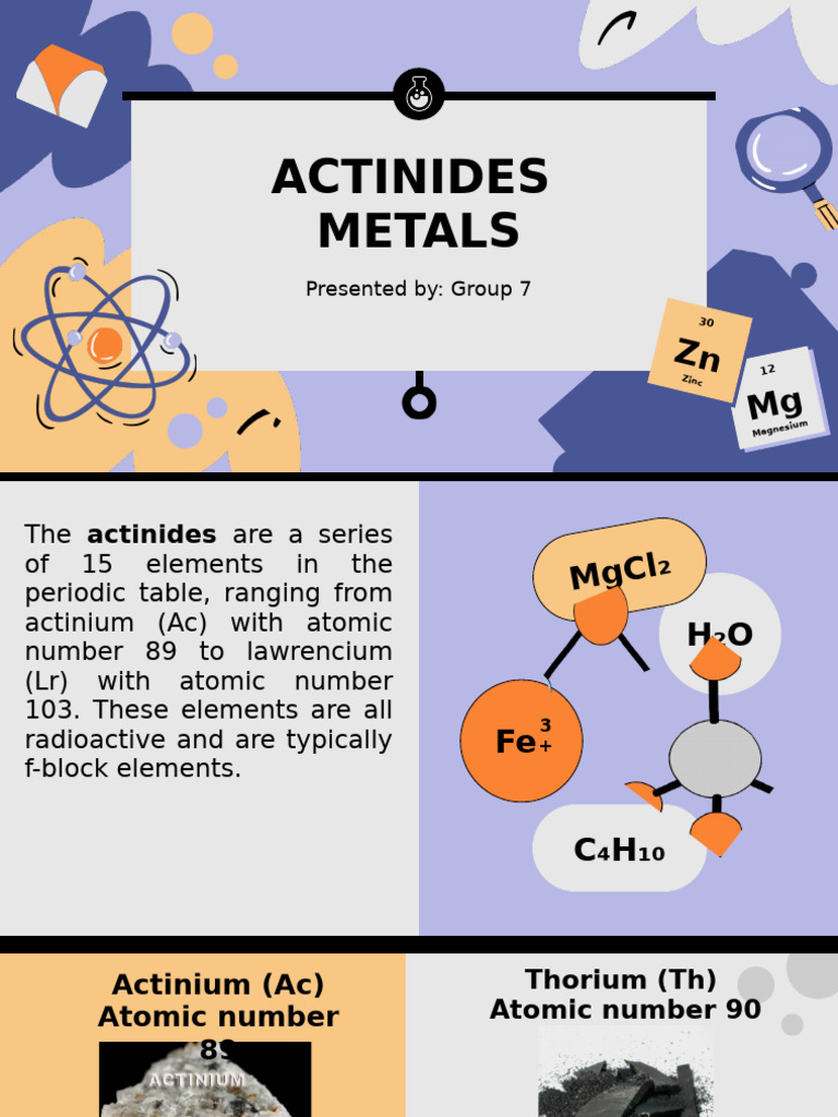 CHEM-PPT-ACTINIDES (1) | PDF