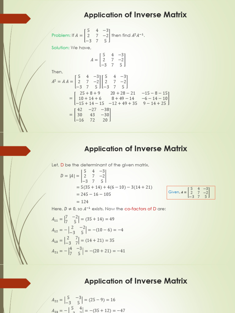 Matrices 03 | PDF