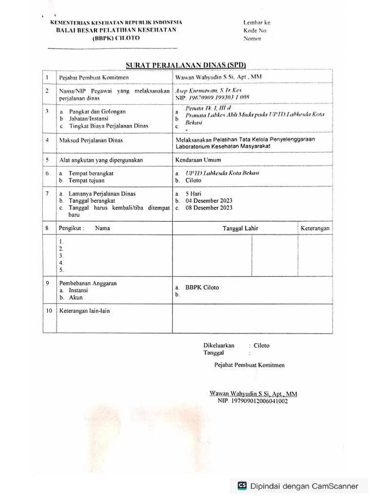 SPPD BBLK Ciloto | PDF