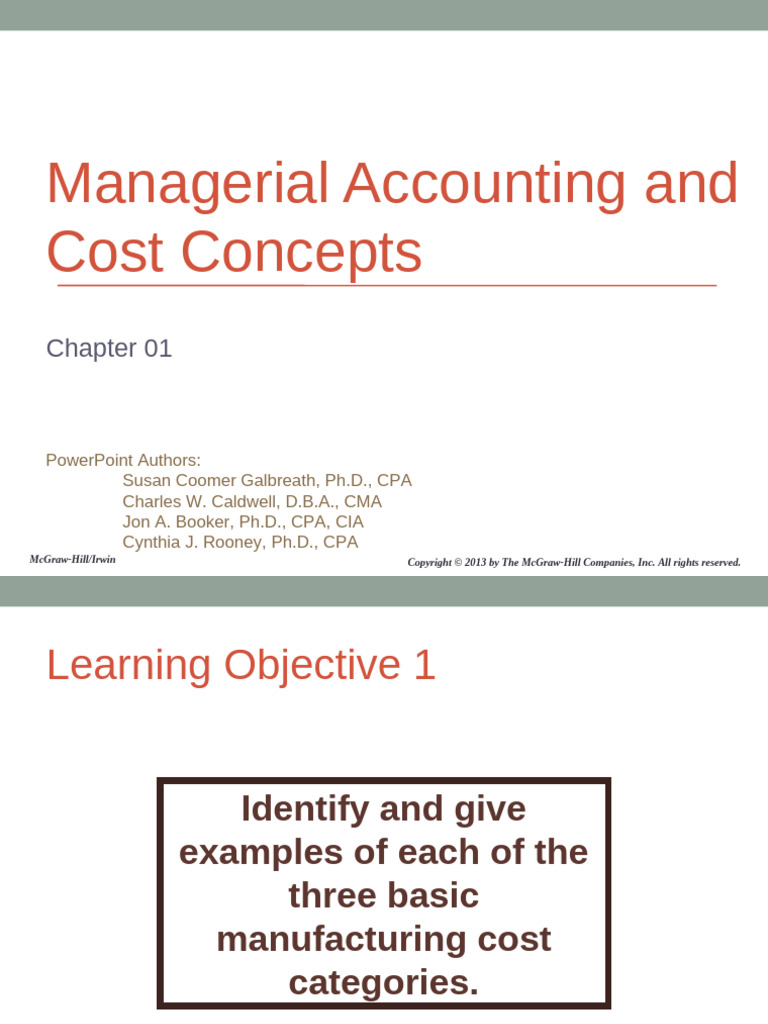 Introduction To Cost Accounting | PDF