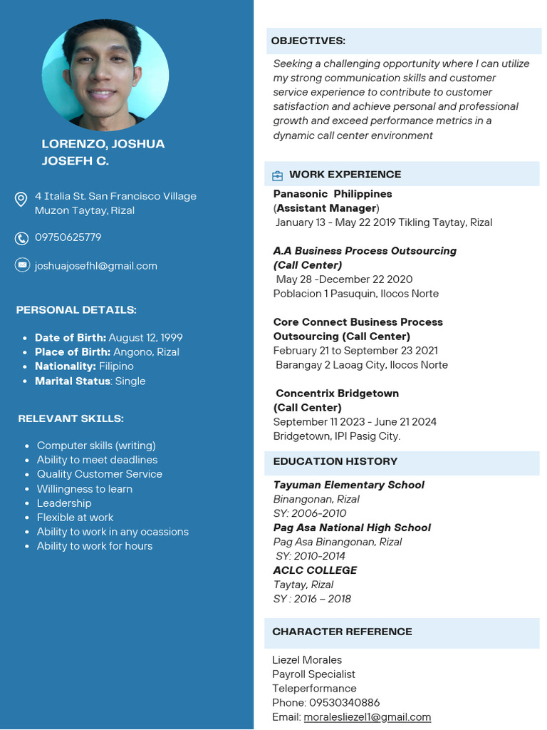 Latest CV Josh | PDF