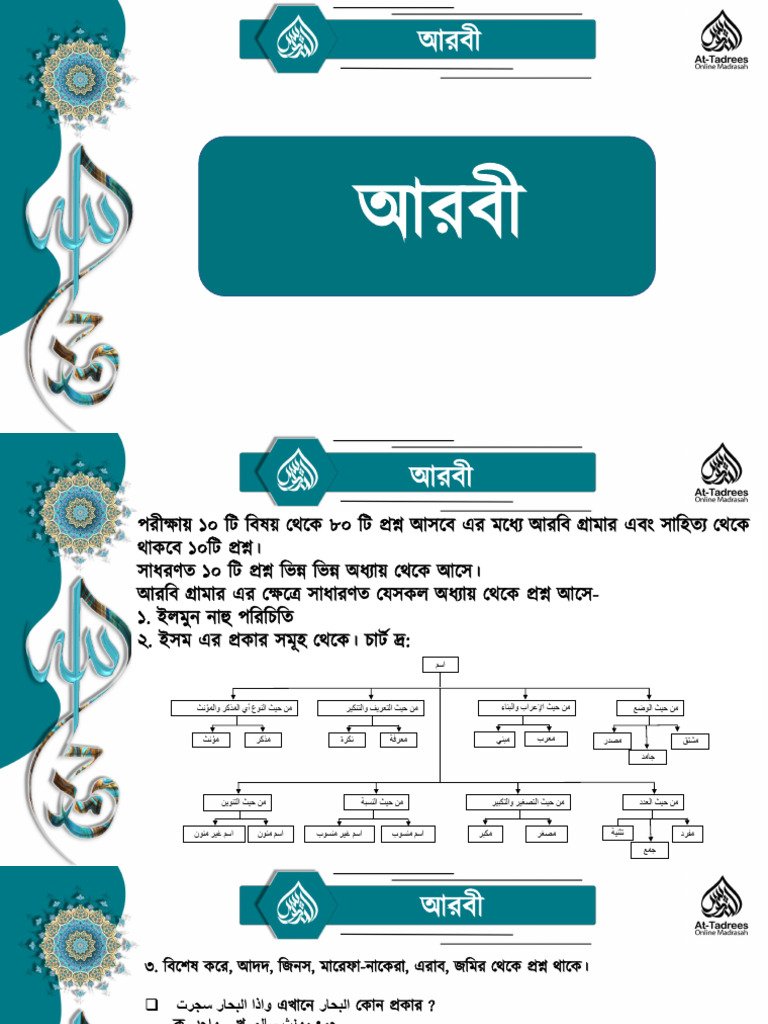 Arbi Free Class. | PDF