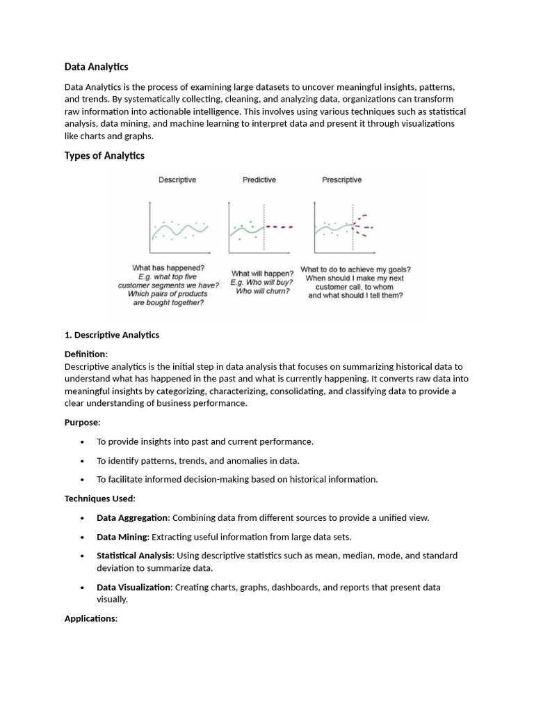 Types of Data Analytics | PDF