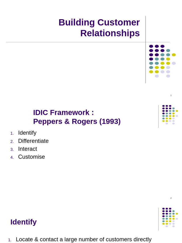 3 CRM Idic Ladder | PDF