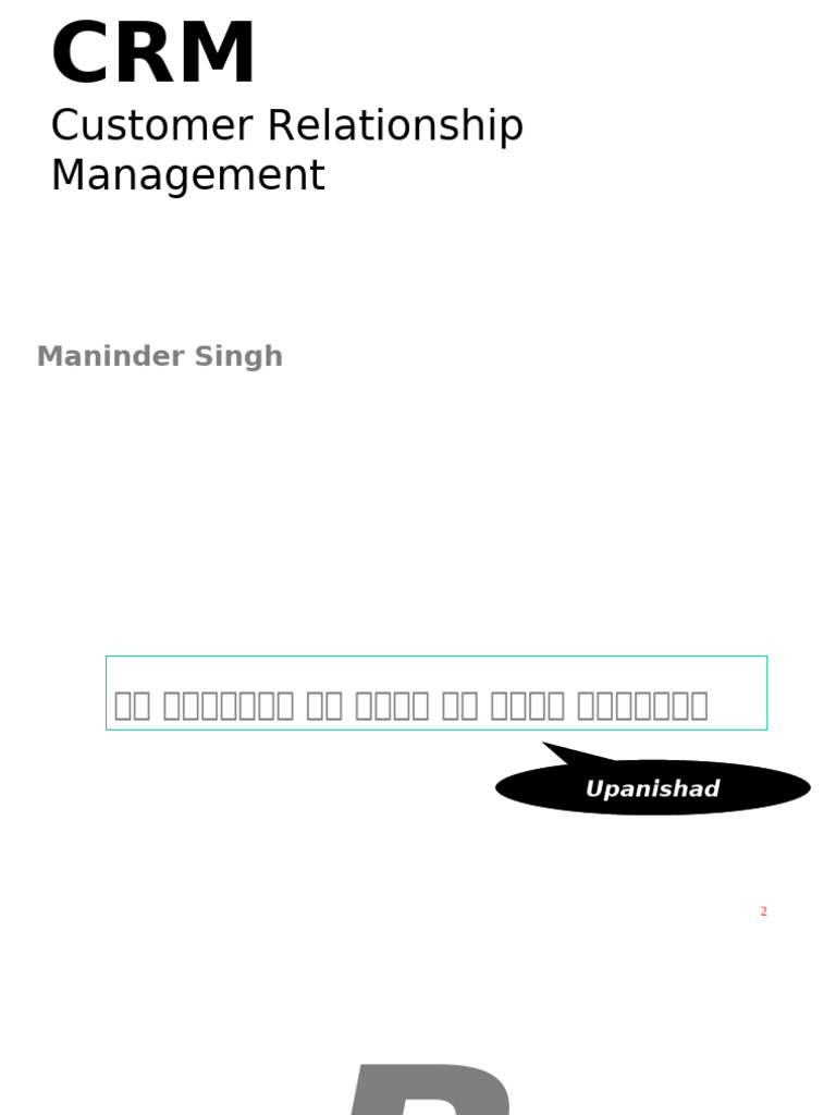 1 - Change CRM | PDF