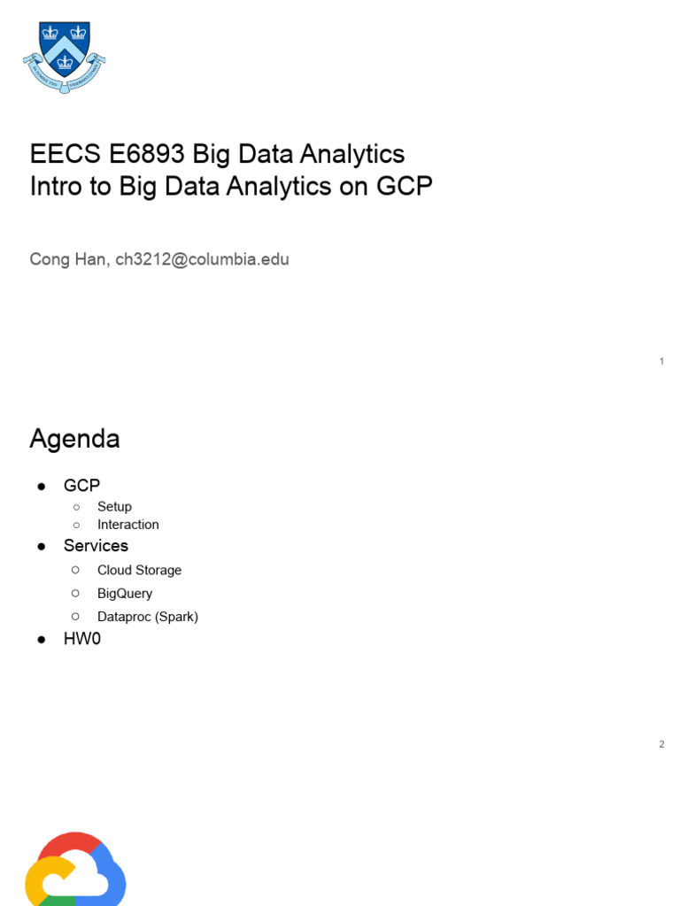 2021BigDataAnalytics Tutorial 0 | PDF