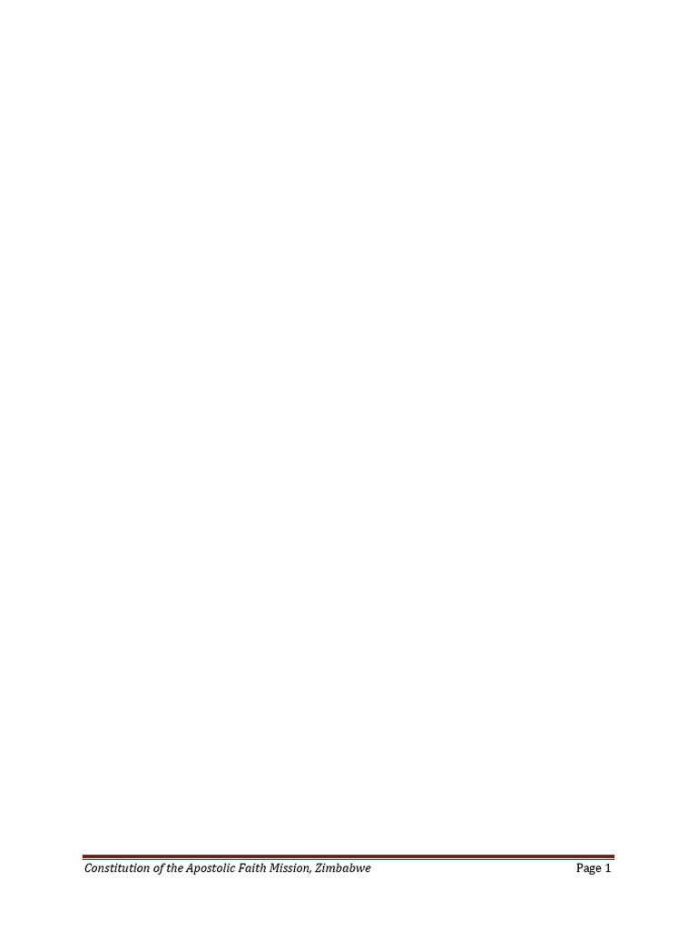 AFM Costitution (Ammended 2019) | PDF