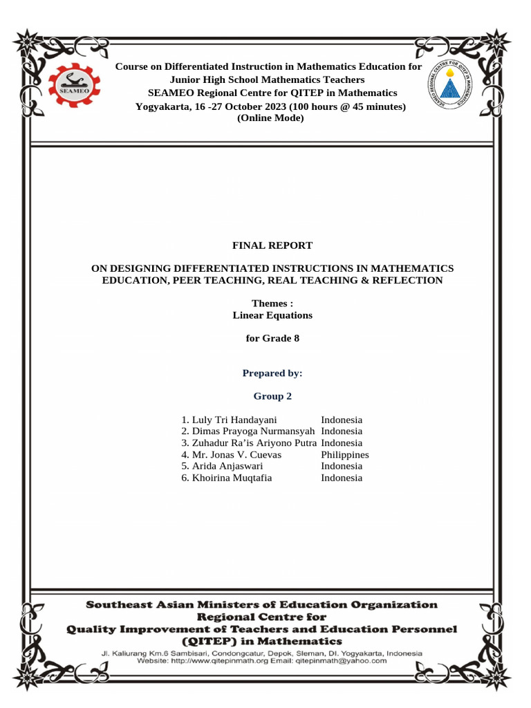 Group 2_Report Writing DI 2023 | PDF