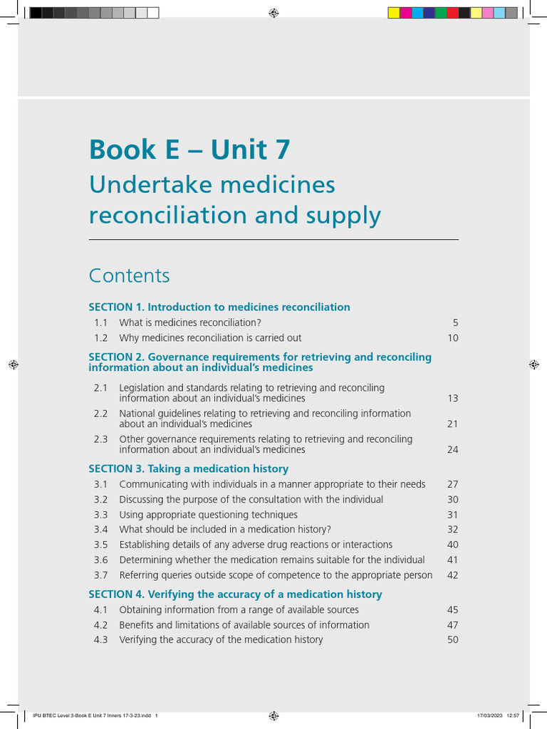 BTEC Book E Unit 7 | PDF