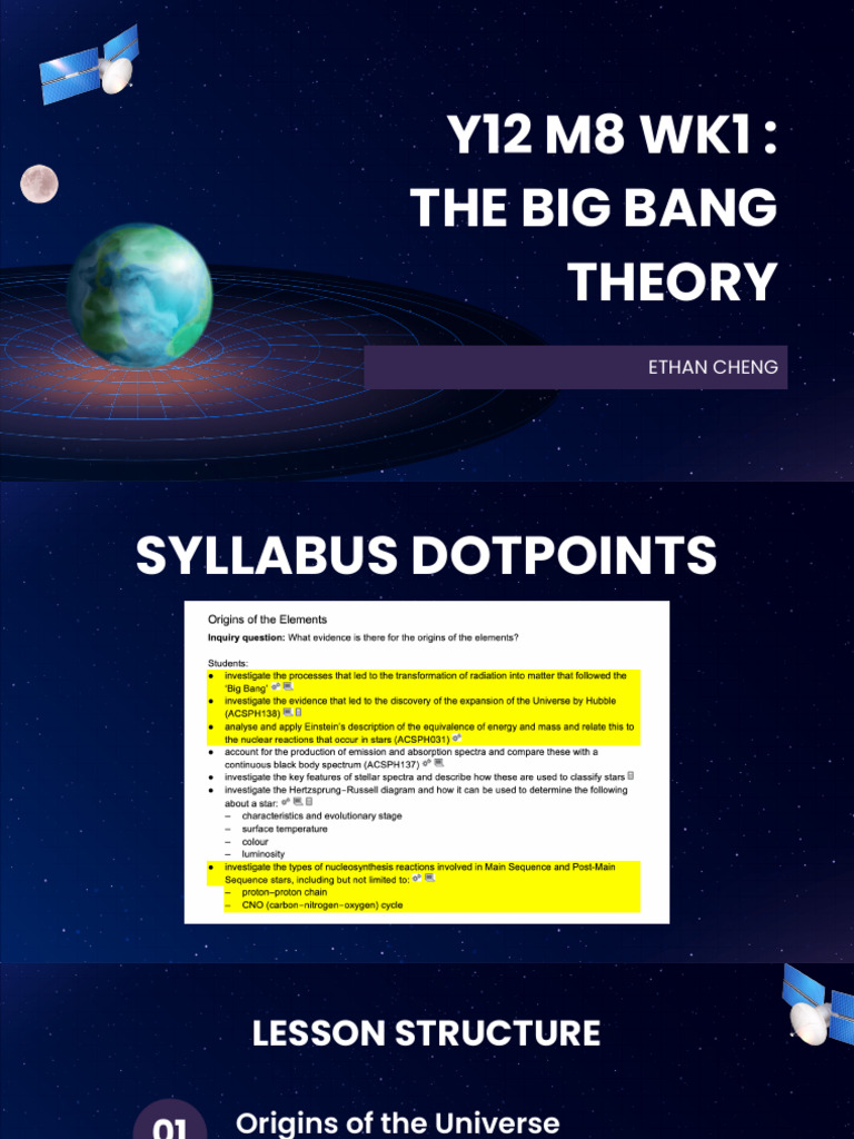 M8 WK1 - The Big Bang Theory | PDF | Nuclear Fusion | Stars