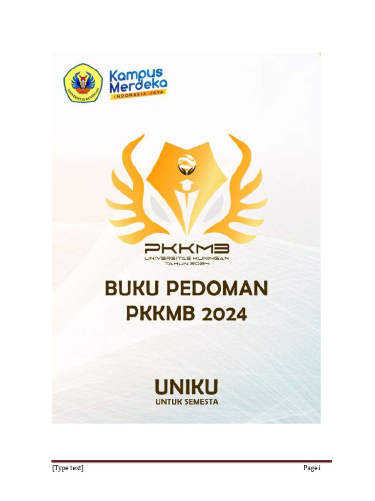 Pedoman PKKMB 2024 | PDF