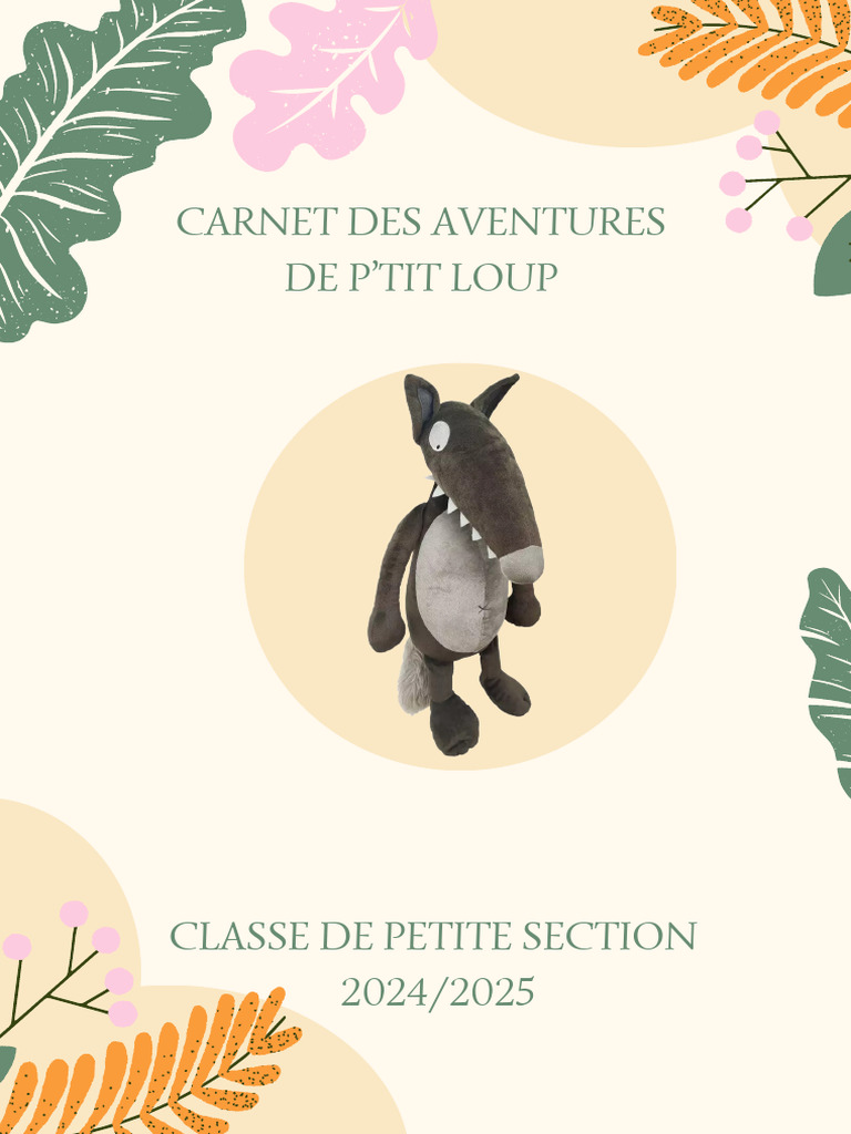 Carnet Des Aventures de P'tit Loup | PDF
