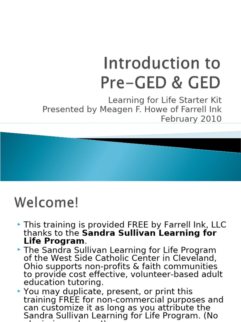 GED Preparation Starter Kit Guide | PDF | Science | General Educational ...
