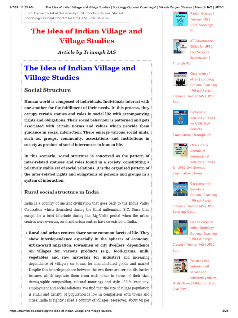 village | PDF